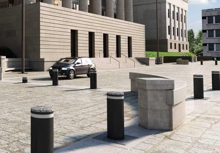 Bornes escamotables automatiques - Location & installation - Leasydoor